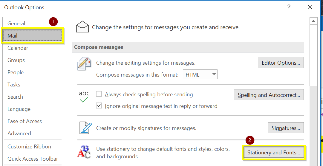 How to Change the Default Look and Size of Fonts in Outlook – Sponsors ...